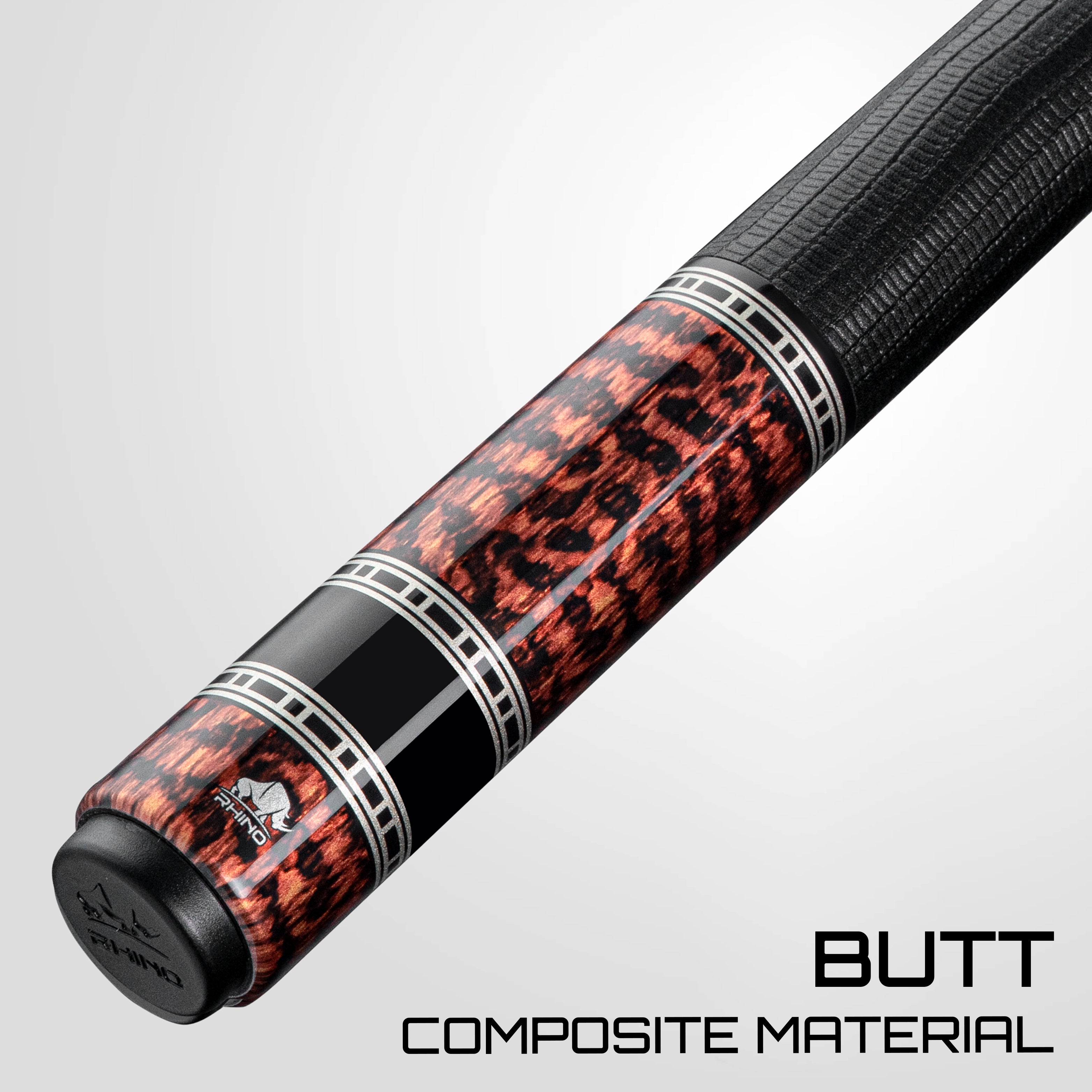 Rhino RETRÔ Pool Cue - Snake - Lizard Embossed Microfiber Leather Wrap ...
