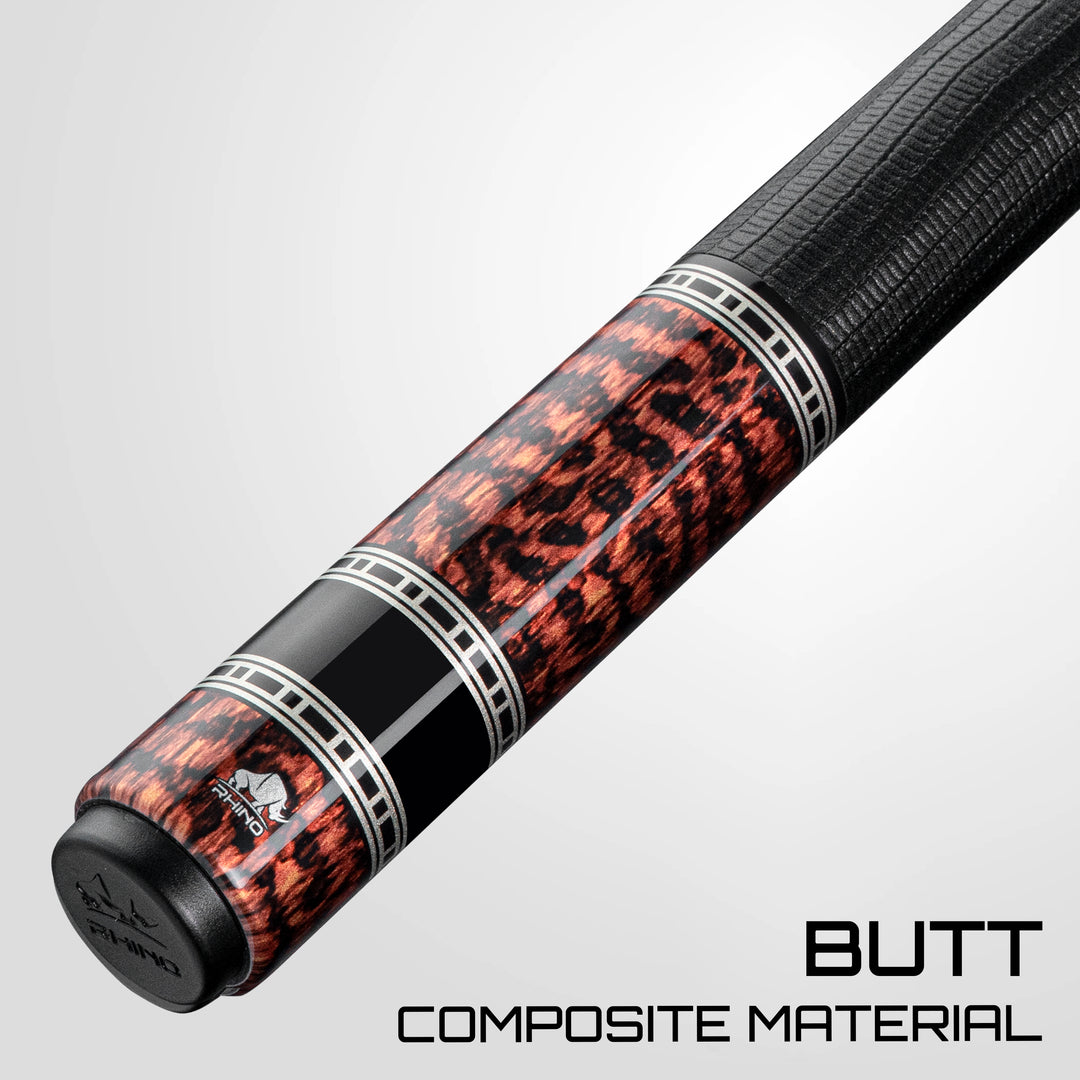 Rhino RETRÔ Pool Cue - Snake - Lizard Embossed Microfiber Leather Wrap ...