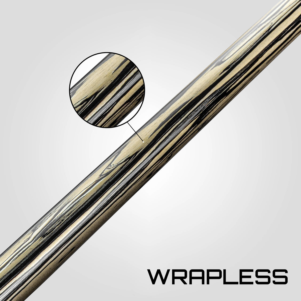 Rhino RETRO Pool Cue - Ebony - Wrapless – RHINO BILLIARDS