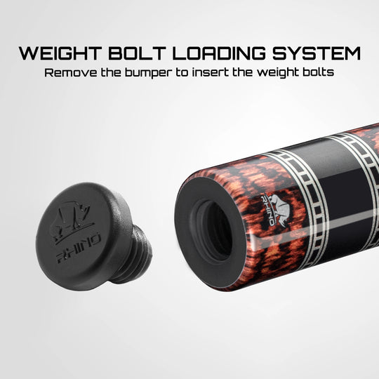 Rhino RETRÔ Pool Cue - Snake - Lizard Embossed Microfiber Leather Wrap ...