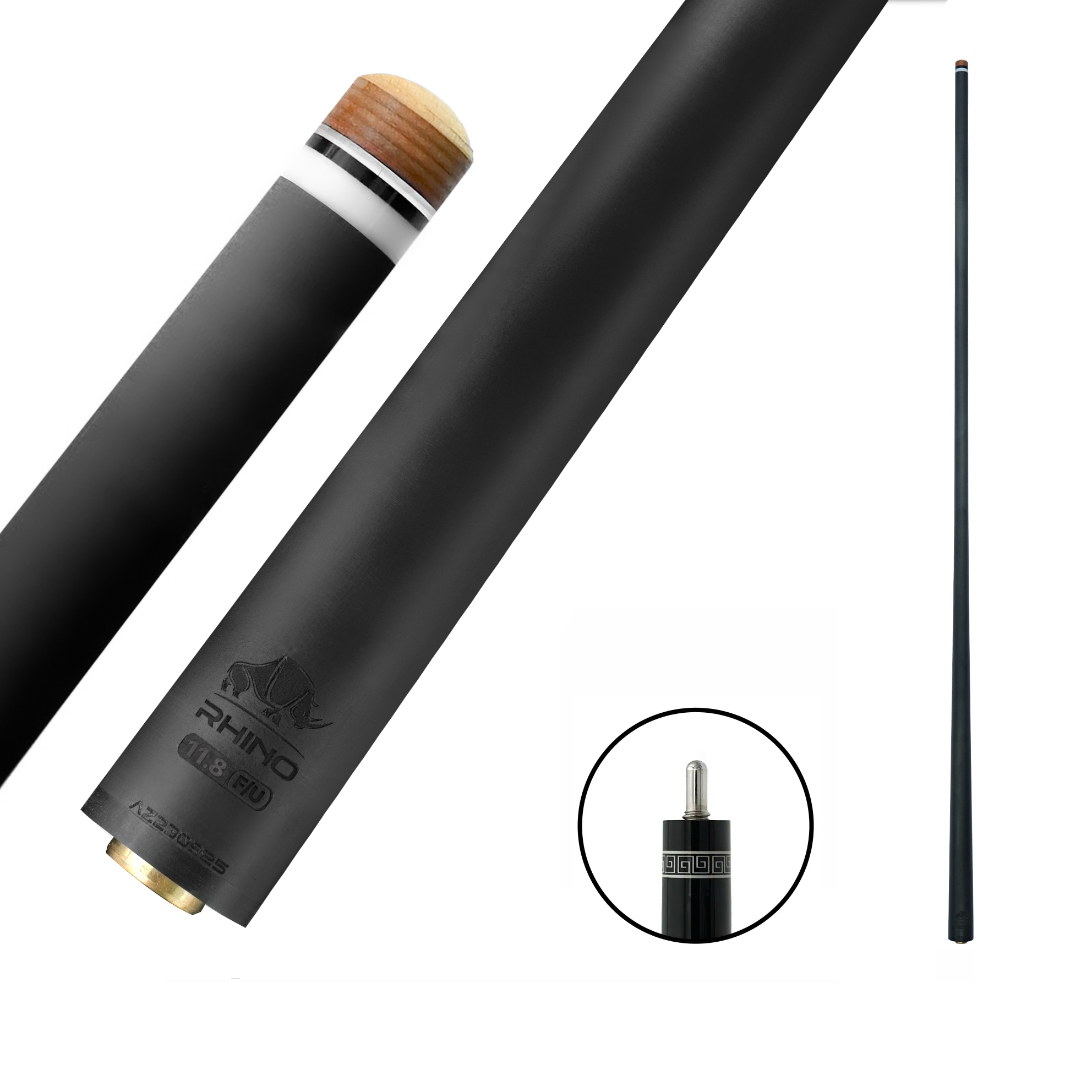 Rhino - 30" / Mini Q-loc F/U Carbon Pool Cue Single Shaft – Rhino Billiards