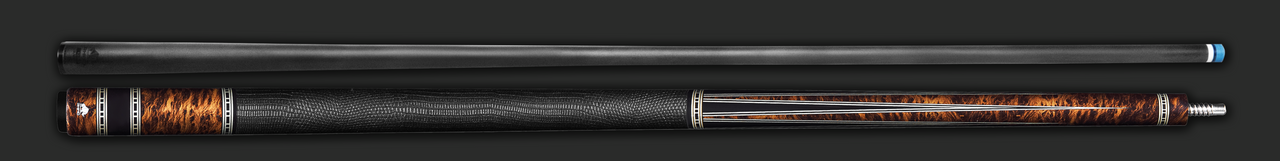 Rhino RETRÔ Pool Cue - Thuya - Lizard Embossed Microfiber Leather Wrap