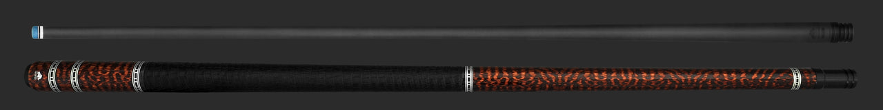 Rhino RETRÔ Pool Cue - Snake - Crocodile Embossed Microfiber Leather W ...