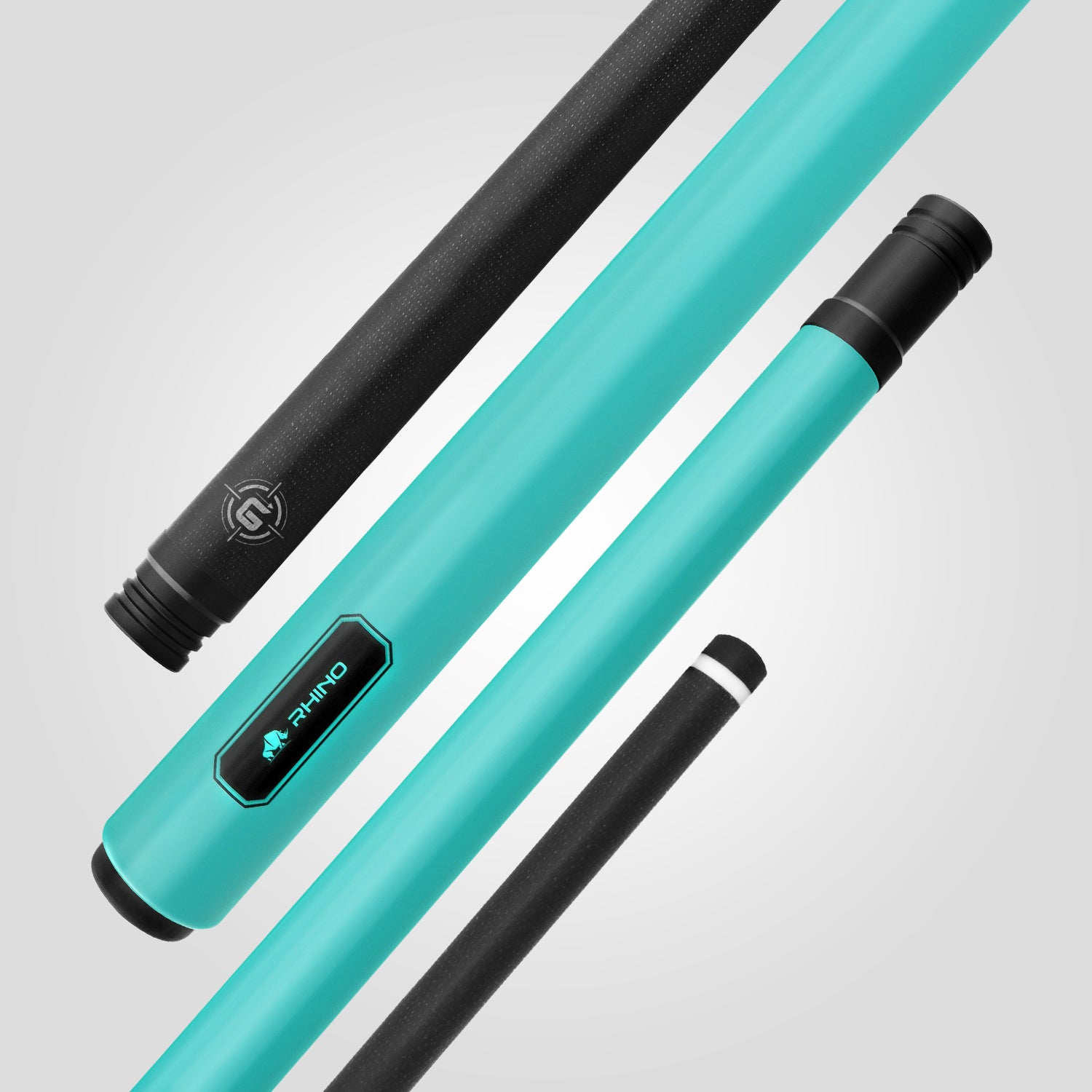 Rhino G-L Pool Cue - Tropical Turquoise – Rhino Billiards