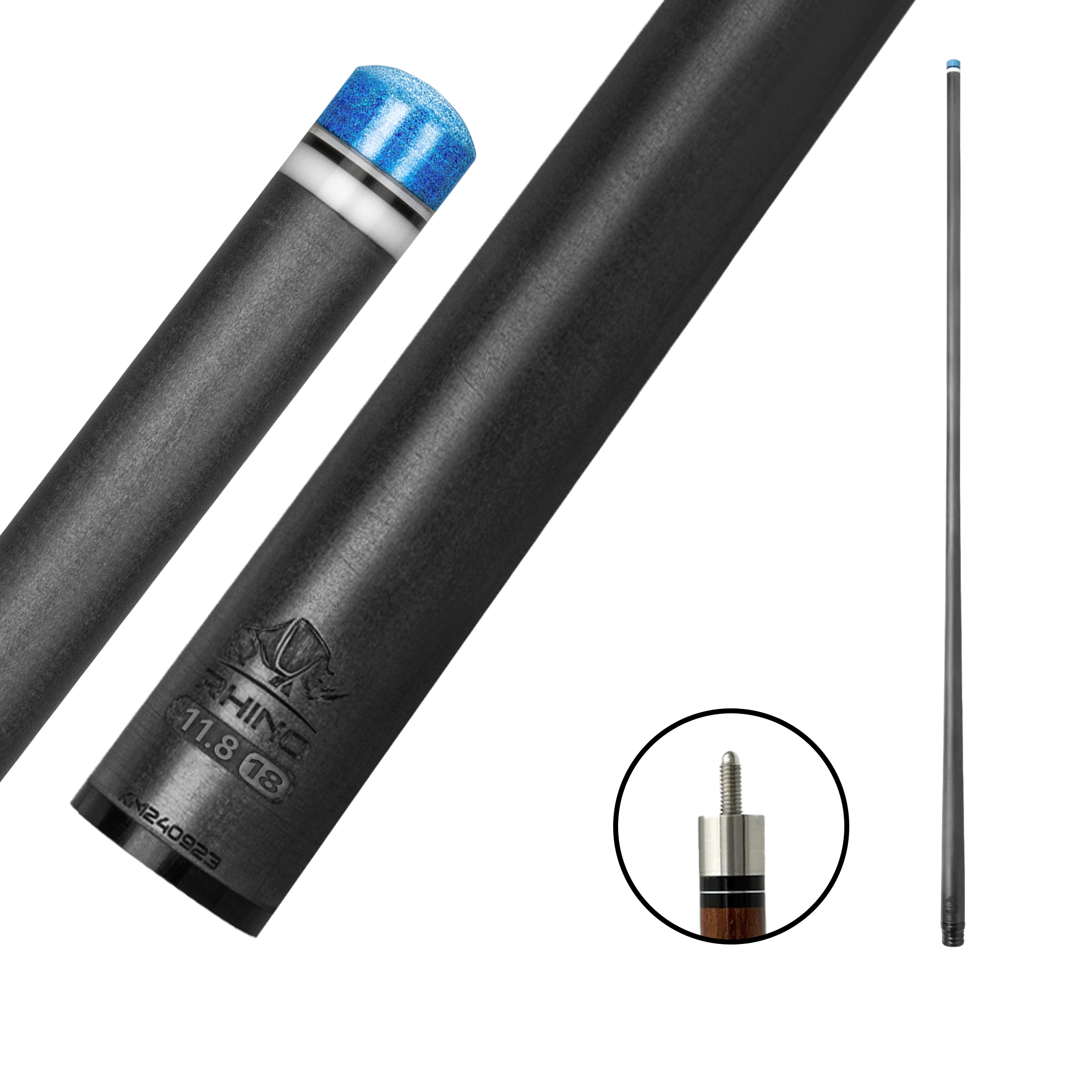 Rhino - 30" / 5/16-18 Carbon Pool Cue Single Shaft – Rhino Billiards