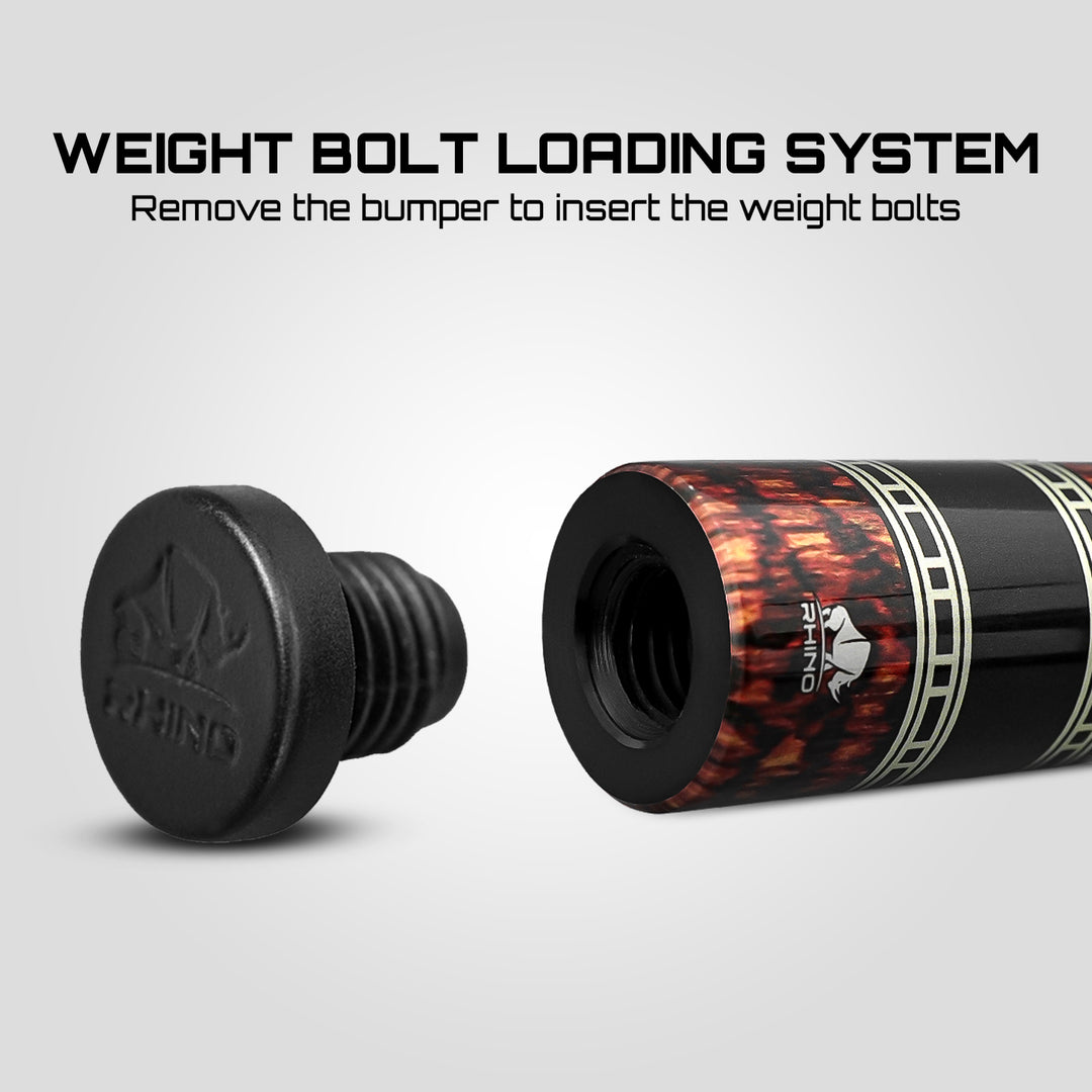 Rhino RETRÔ Pool Cue - Snake - Lizard Embossed Microfiber Leather Wrap ...