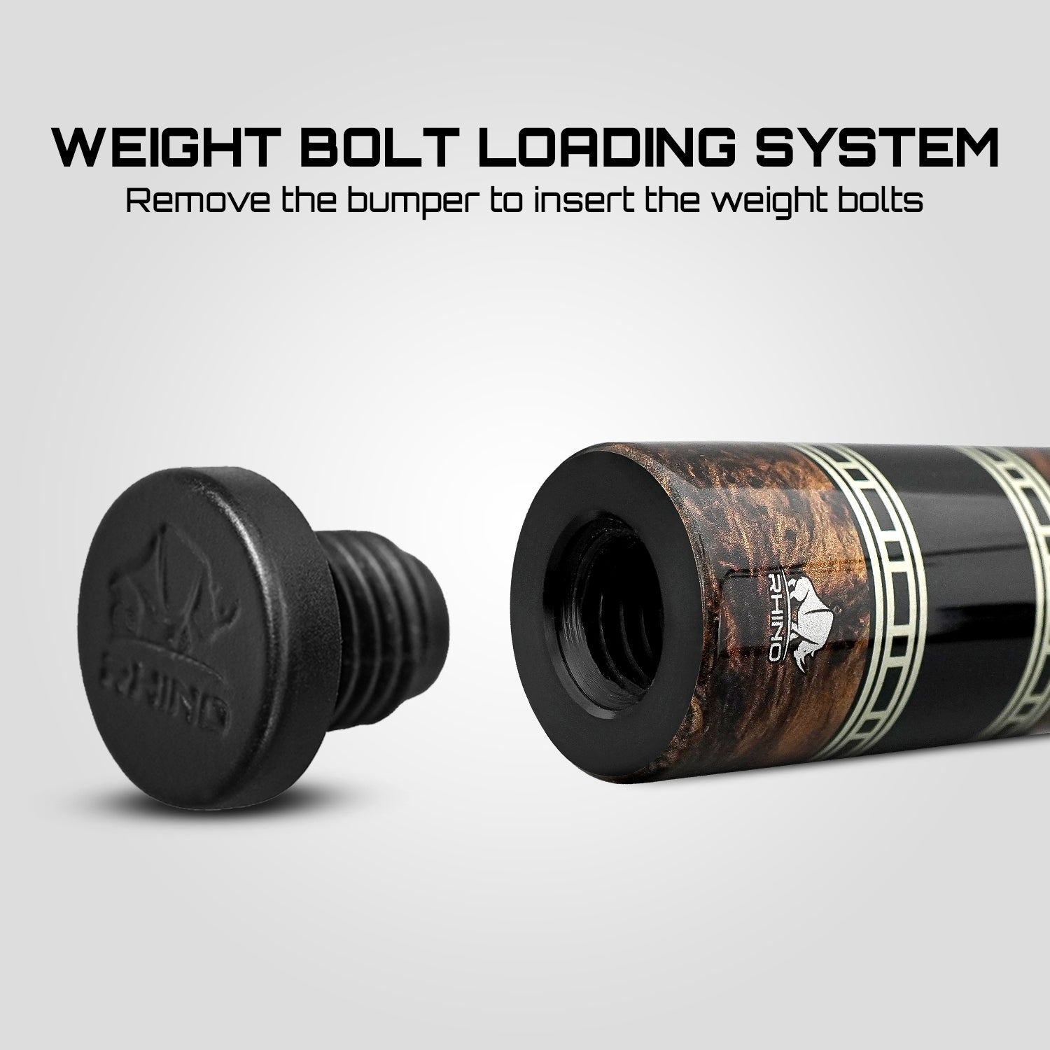 Rhino RETRÔ Pool Cue - Thuya - Lizard Embossed Microfiber Leather Wrap ...