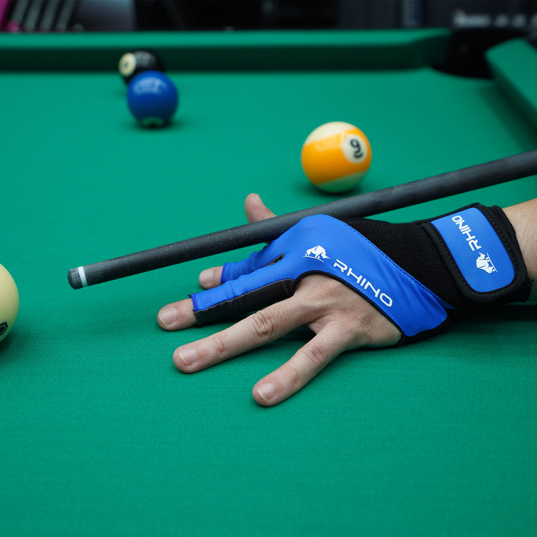 RHINO Billiards Glove Left Hand - Blue – RHINO BILLIARDS