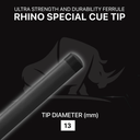 Rhino - 30" / Carbon Fiber Break Shaft