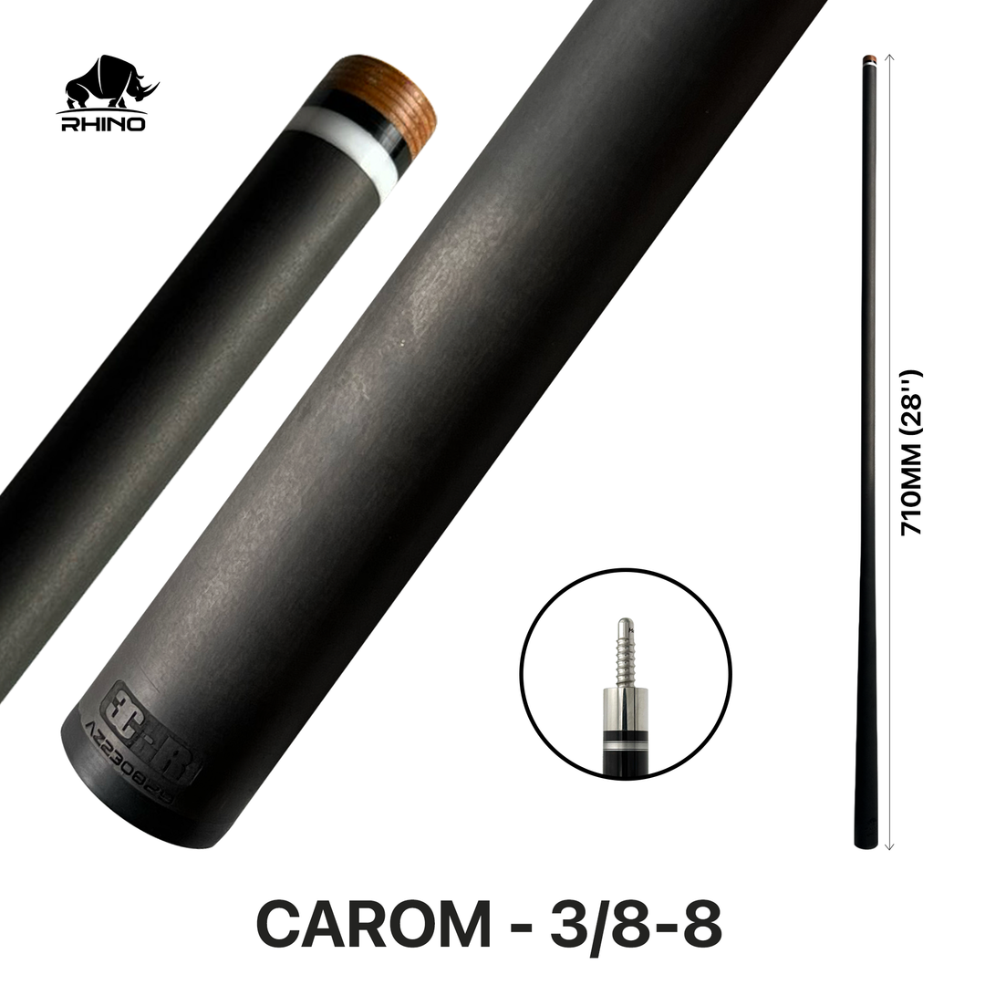 Carbon Fiber Carom Playing Shaft – Rhino Billiards